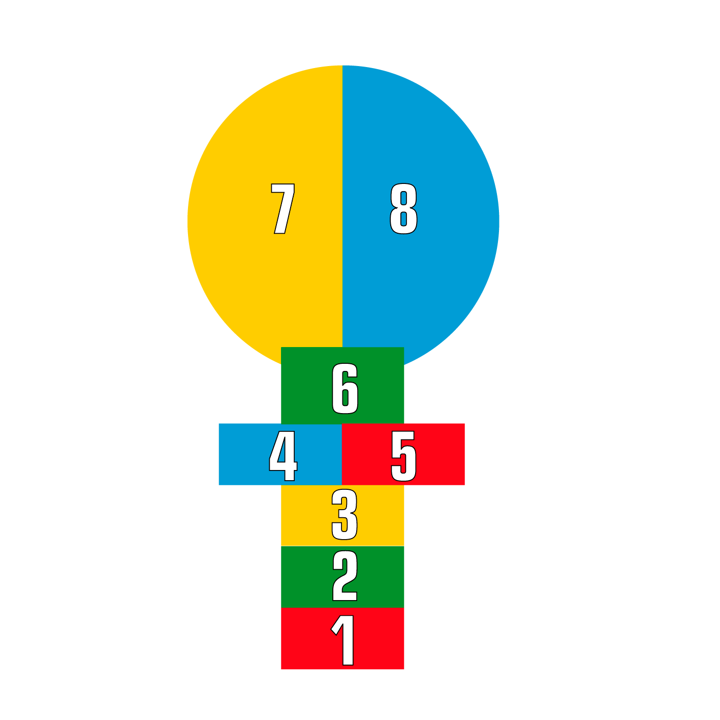 Hinkelbaan Met Ronde Kop P1H14 Pleinplakkers hinkelbaan-met-ronde-kop-p1h14-pleinplakkers