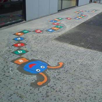 Alfabet Rups 1 / P1A2 - Pleinplakkers